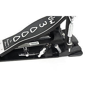 Drum Workshop, Inc. 3000 Series Pedals Bass Drum, Black and Silver, Single (DWCP3000)