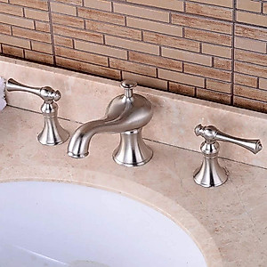 JF-XUAN Tap Personality Retro Copper Brushed Lift Kitchen Bathtub Bathroom Toilet Faucet Beautiful and durable Faucet