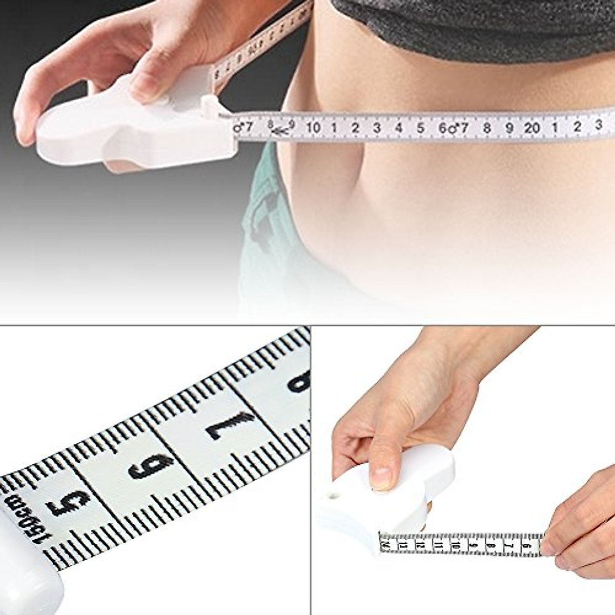 Body Tape Measure, Y-Shaped Beauty Healthy Loss Weight Measuring Ruler Retractable Fitness Tape Measure