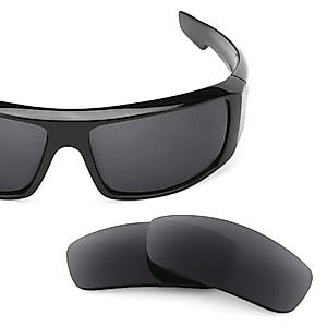 Revant Replacement Lenses Compatible With Spy Optic Logan, Non-Polarized, Stealth Black