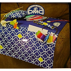 DMC Armchair Needlework Organizer, Blue