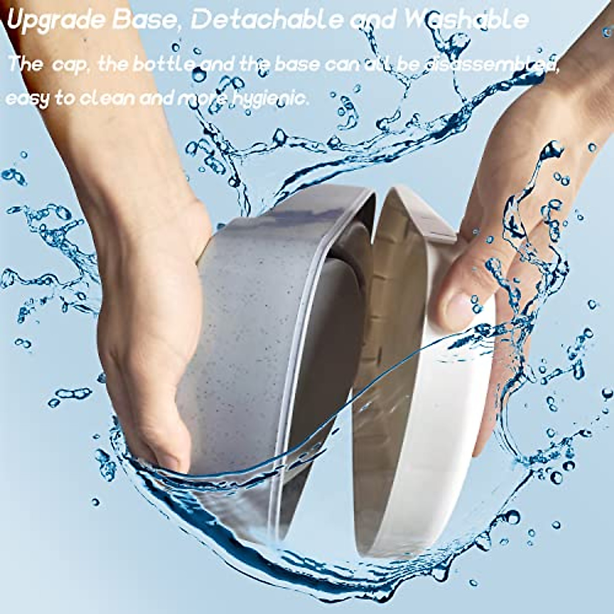 LeYoMiao Medium and Small Pet Automatic Food Feeder and Drinker Set 3.8 L, Dog Travel Supplies Feeder and Drinker Cat Rabbit Pet Animal (Food Feeder +Waterer)