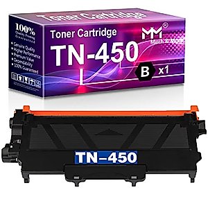 MM MUCH & MORE Compatible Toner Cartridge Replacement for Brother TN-450 TN450 TN420 use with HL-2230 HL-2240 HL-2270DW HL-2280DW MFC-7360N MFC-7860DW DCP-7065DN Printers (Black)