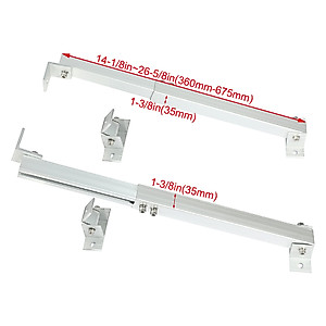 HECASA Solar Panel Mount Bracket Adjustable Compatible with Roof RV Boat Any Flat Surface Solar Panel Tilt Mount for On-Grid / Off-Grid Systems