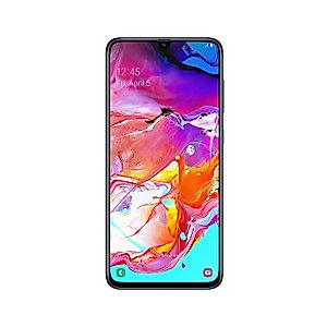 SAMSUNG Galaxy A70 SM-A705F/DS Dual-SIM (128GB ROM, 6GB RAM, 6.7-Inch, GSM Only, No CDMA) Factory Unlocked 4G/LTE Smartphone - International Version (Black)