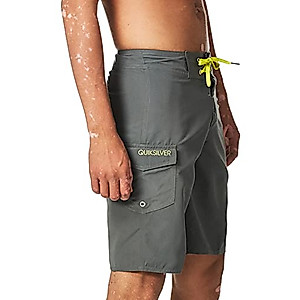 Quiksilver Men's Everyday 21 Board Short Swim Trunk Bathing Suit, Dark Shadow, 36