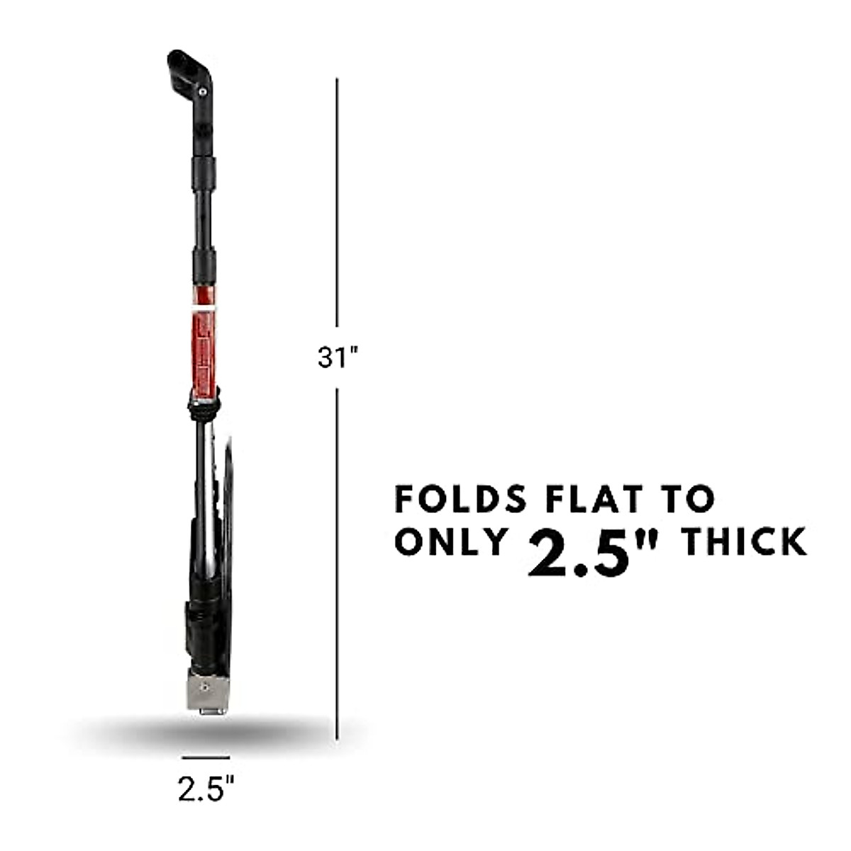 Olympia Tools 150 Lb Folding Hand Truck and Dolly with Telescoping Handle and Bungee Cord for Moving