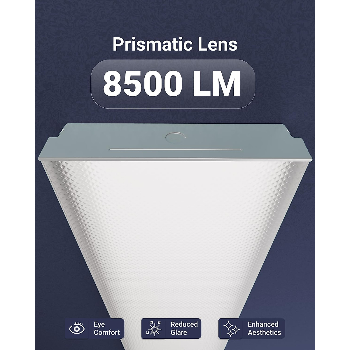 Sunco LED 11 Inch Prisma Wraparound Light for Indoor Commercial Industrial Warehouse Garage Utility Workshop, 72W 8500 Lumens, Selectable CCT 4000K/5000K/6000K, Non-Dimmable, AC120-277V 2 Pack