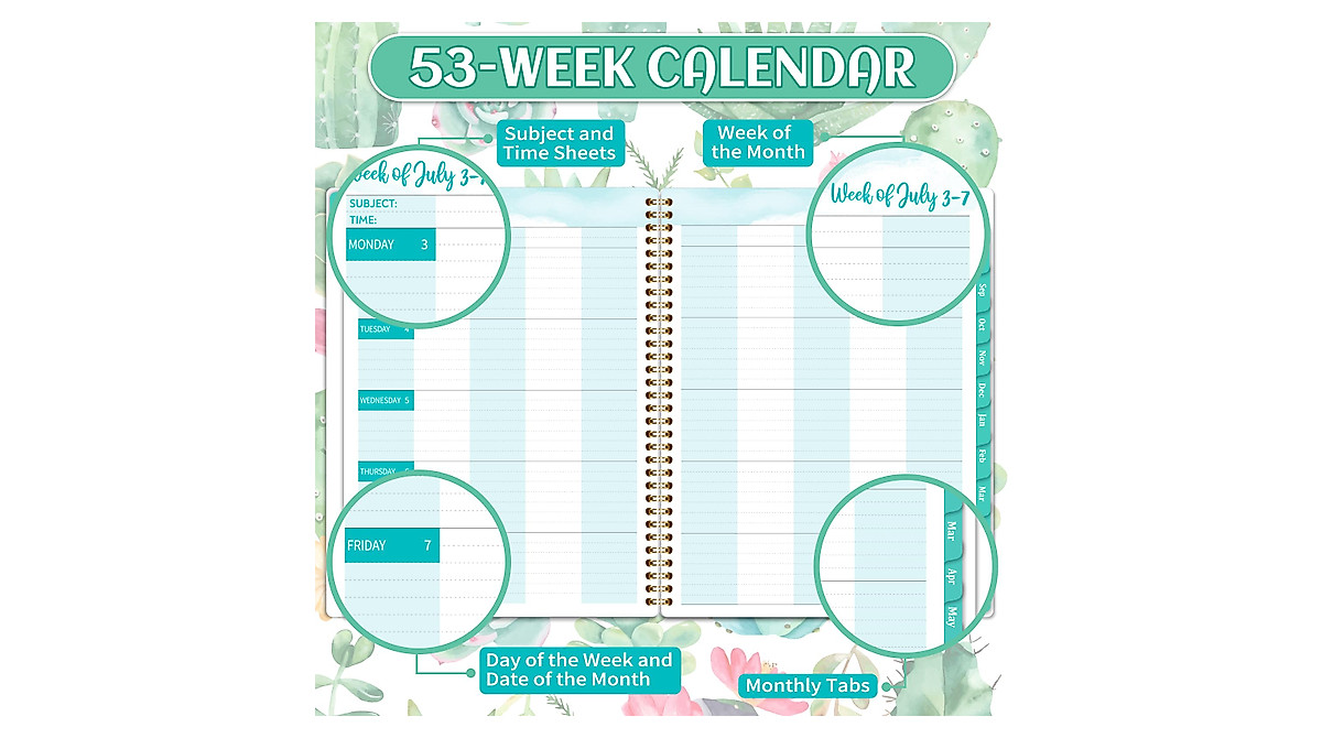 2024-2025 Teacher Planner for Effective Lesson Planning