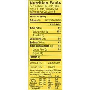 Gevalia Kaffe K-Cup and Froth Packets, 6 Count - Pack of 2 - (Cappuccino)