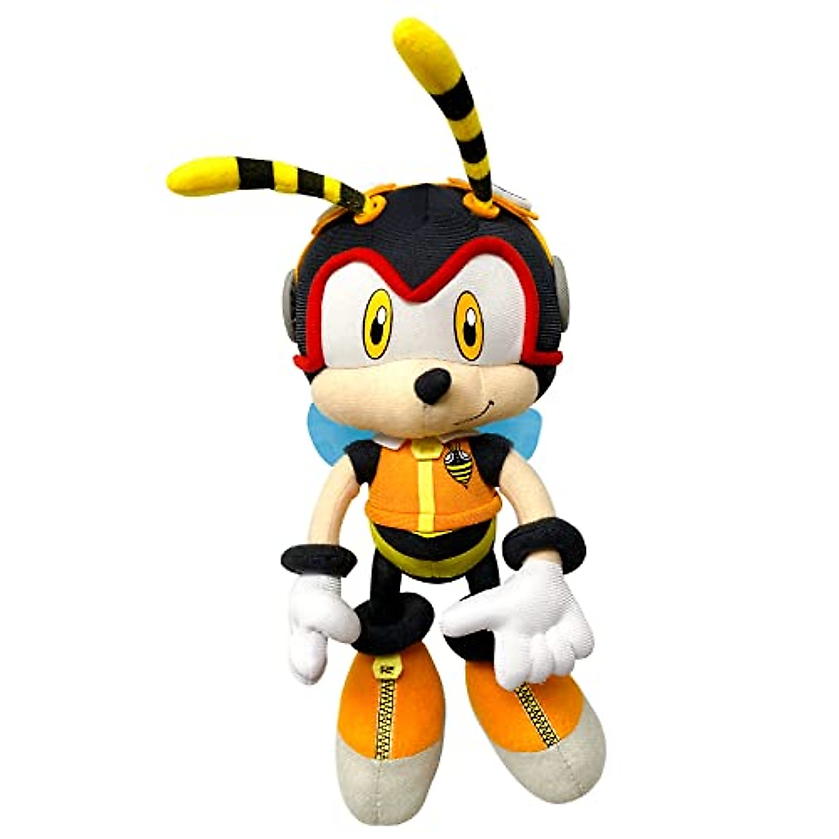GE Animation GE52680 Eastern Sonic The Hedgehog Charmy Plush, 8.5''H, Multi-Colored