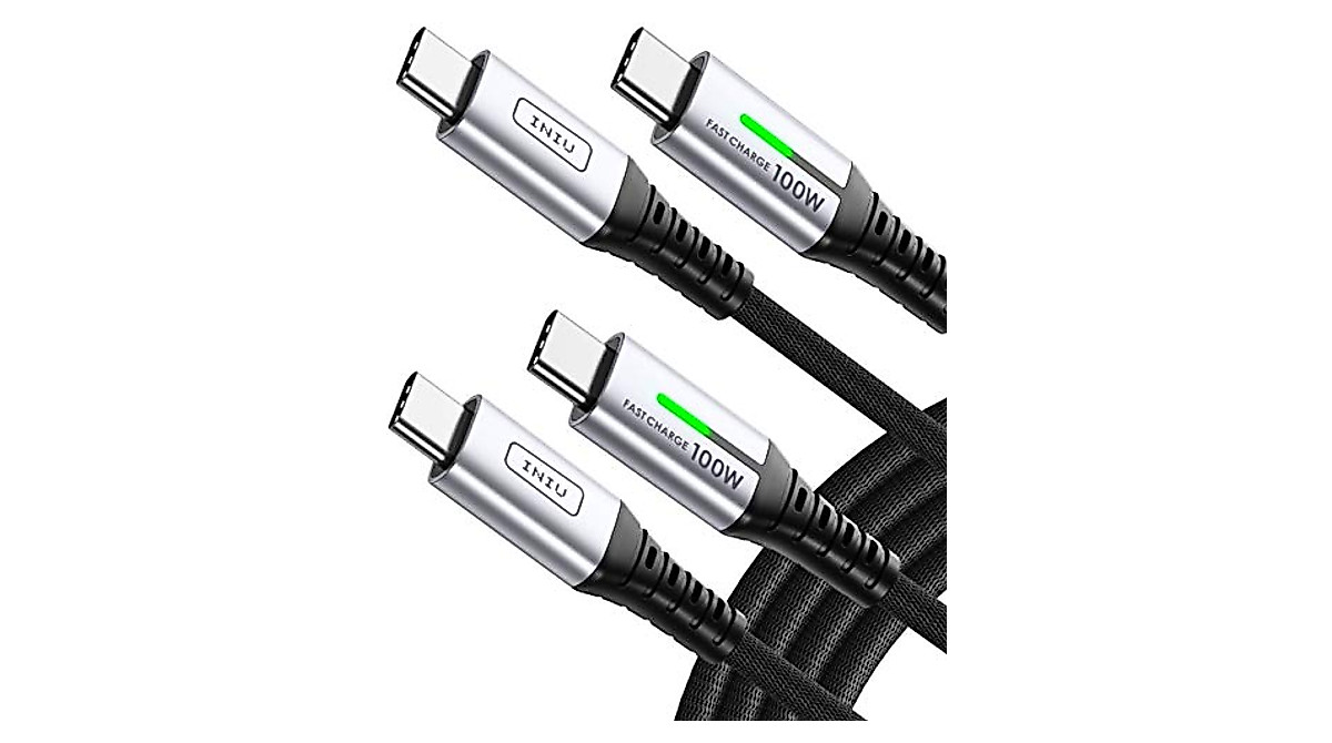 INIU 100W USB C Cable | Fast Charging & Durable Nylon Design
