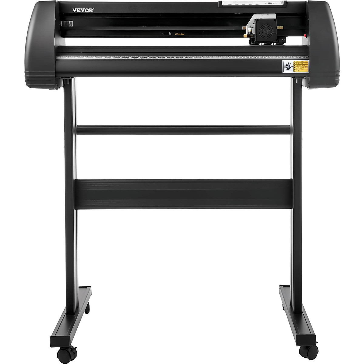 VEVOR Vinyl Cutter Machine, 34in / 870mm, LED Plotter Printer, Precise Manual Positioning, Softwares Support MAC and Windows Systems, Adjustable Force and Speed, Floor Stand for Making Sign Label