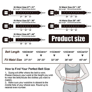 FIORETTO Men Women Rhinestone Belt Bling Shining Diamond Cowgirl Cowboy Western Studded Leather Belt Waist Belt for Jeans Pants Silver