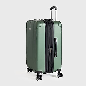 Ben Sherman Derby Spinner Travel Upright Luggage, Cilantro, 20-Inch Carry On