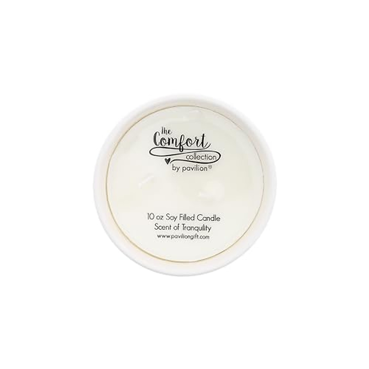 Pavilion - Love Lives Here - 10 oz Soy Wax Ceramic Vessel Candle Housewarming Apartment-Warming Gift Present Neutral Home Decor