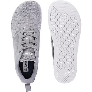 Joomra Men's Barefoot Trail Running Shoes Size 10 Trekking Sports Treadmill Minimal Zero Drop Marathon Cross Trainer Male Gym Workout Sneakers Man Footwear Zapatos para Hombres Grey 43