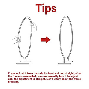 Round Backdrop Stand, 7.2FT Golden Circle Balloon Arch Stand Kit, Wedding Arch Frame Stand For Baby Shower Birthday Party Graduation Decoration