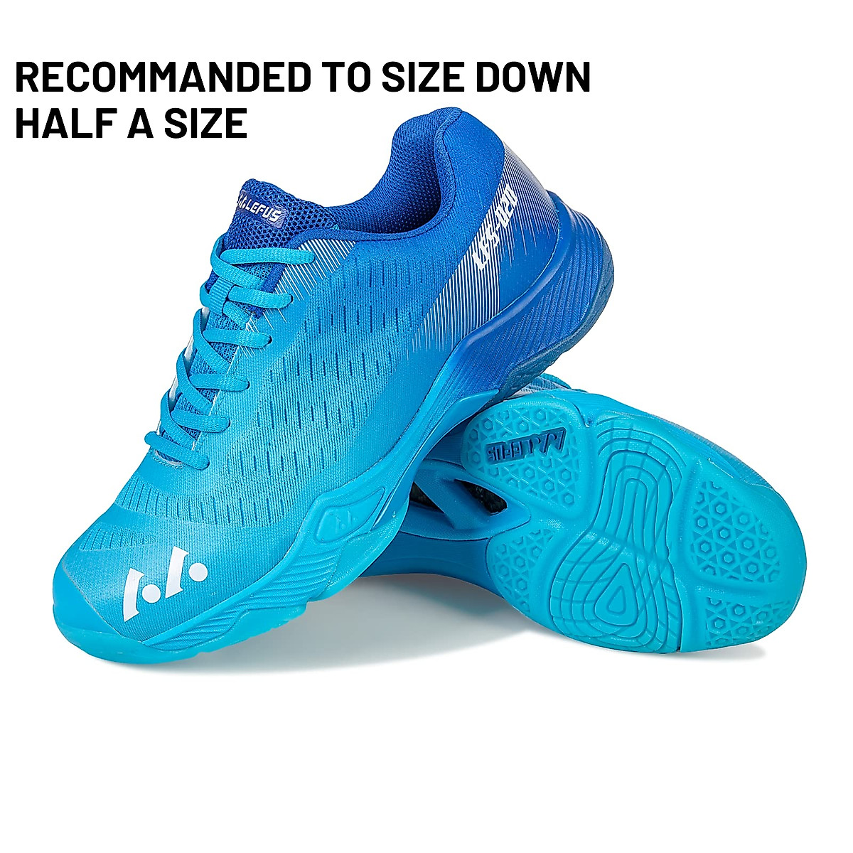 Condromly Women's Men's Light 20 Non-Marking Court Shoes (020 Blue, 42)