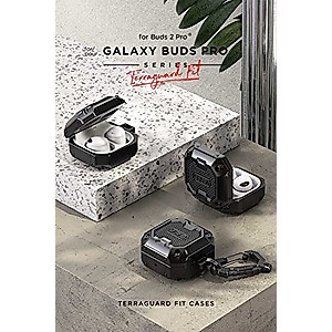 VRS Design Terra Guard Fit Buds Case for Galaxy Buds2 Pro (2022), Galaxy Buds 2 Case (2021), Galaxy Buds Pro Case (2021), Galaxy Buds Live Case (2020)