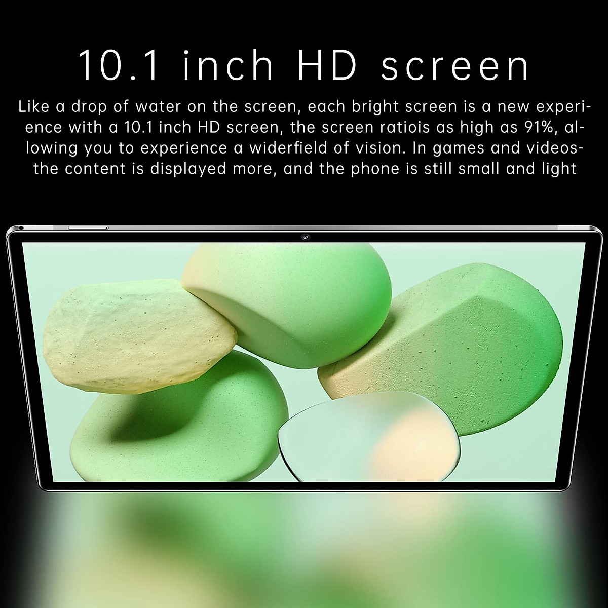 10.1in Tablet for Android11,Silver Gray,2.4G 5G WiFi 8GB RAM 256GB ROM 1960x1080IPS 8MP 20MP Camera 8 Cores CPU 6000mAh Tablet for Kid & Adults.