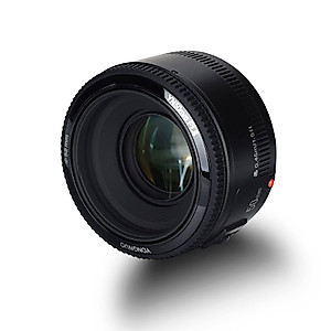YONGNUO YN50mm F1.8 Lens Large Aperture Auto Focus Lens Compatible with Canon EF Mount EOS Camera