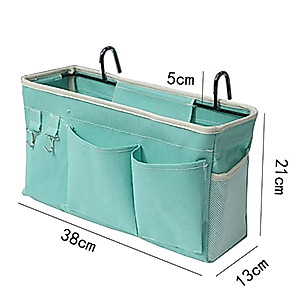 Homoyoyo 1 PC Lite Lip Gloss Night Tables Bedside Storage Bedside Container Bedside Pocket Pearlescent Makeup Storage Makeup Pearl Container Set Bedside Table Combo Plate Blue Blusa