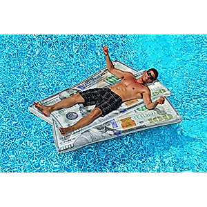 Swimline Ben Franklin Money Mat Pool Float Multicolor, 8"