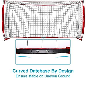 Portable Soccer Goal Net for Teens/Adults - Quick Set-Up Soccer Net for Backyard（12 x 6 ft）
