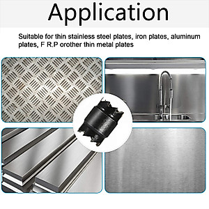 14-Pack Spot Weld Cutter Sets Double Sided, 3/8" HSS Spot Weld Cutter Remover Drill Bits Hex Sheet Metal Hole Cutter Remover for Power Drill Spot Welding