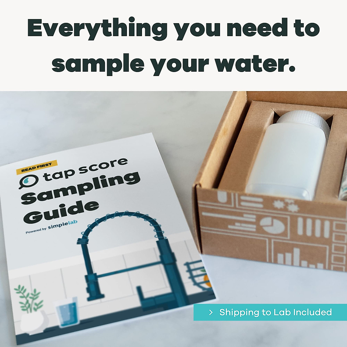 Advanced Spring Water Test Kit | Full Tap Score Report | EPA Certified Drinking Water Labs | #1 Best Home Water Test 2021-24 NYT Wirecutter | 100% Unbiased