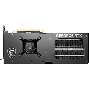 MSI Gaming GeForce RTX 4070 Ti 12GB GDRR6X 192-Bit HDMI/DP Nvlink Tri-Frozr 3 Ada Lovelace Architecture Graphics Card (RTX 4070 Ti Gaming X Slim 12G), Black