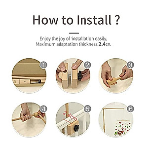 Crib Mobile Arm - Wooden Mobile Arm for Crib | Crib Mobile Holder | Baby Mobile Crib Hanger | Nursery Decor (Crib Arm)