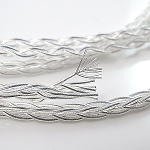 GAGACOCC 8 Cores Silver Plated 1/4 1/8 3.5MM Male to 4 Pin XLR Female Audio Adapter 10cm Cable