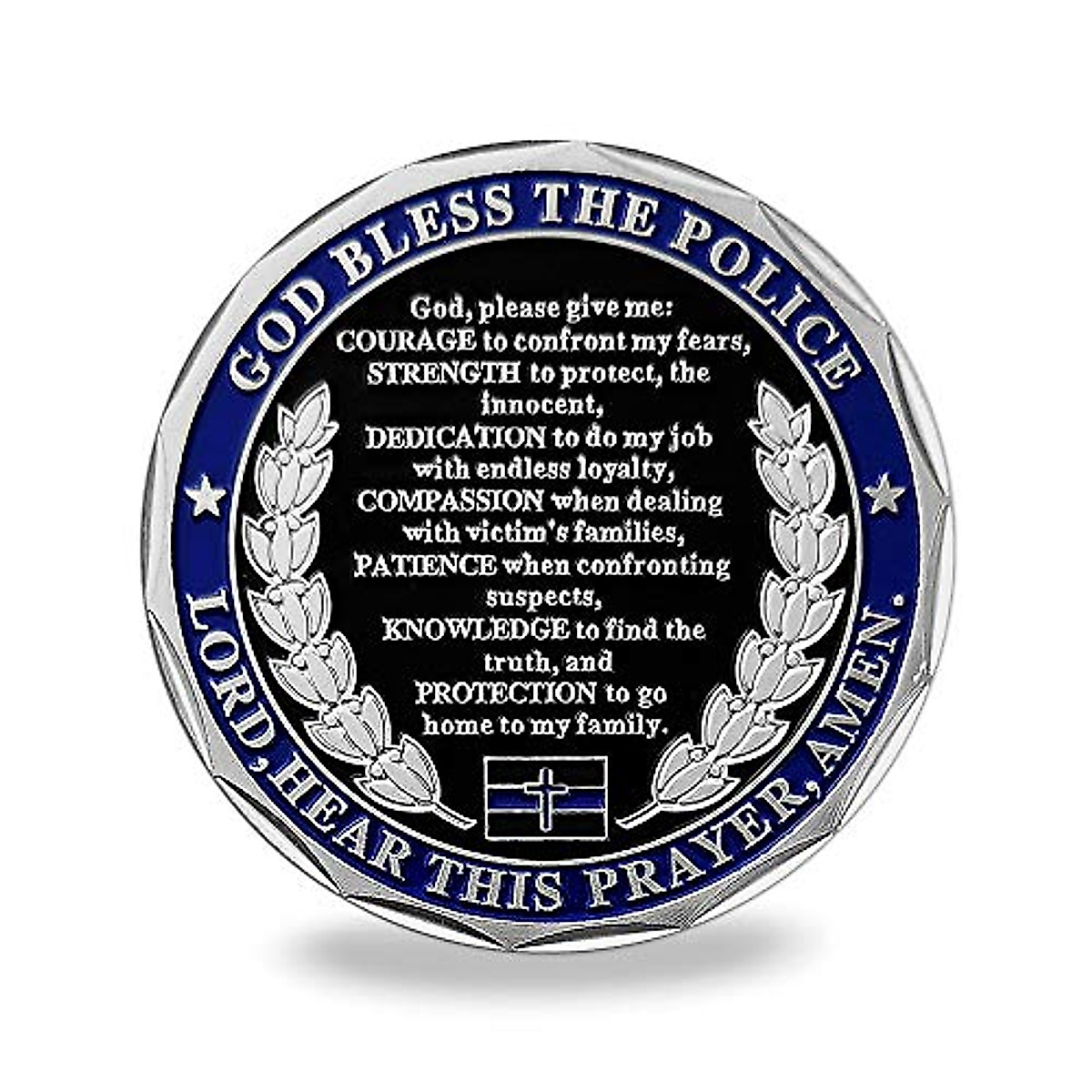 Police Challenge Coin Police Officers St Michael Prayer Coin