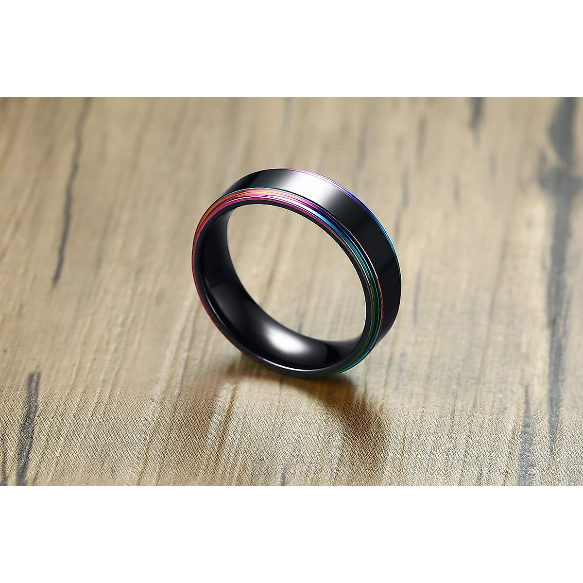 Personalized Matching Rings for Couples His Queen&Her King,Engraved King and Queen Rings for Couples Set Stainless Steel Black Wedding Engagement Bands Promise Rings for Him and Her Couples Anniversary Valentine's Jewelry (Black)