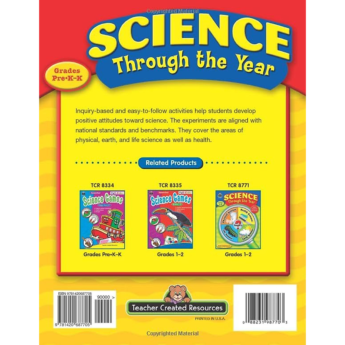 Science through the Year, PreK-K: Grades Pre K-k