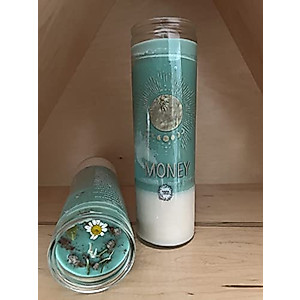 Money Drawing Prayer Coconut Spell Candle | Prosperity, Abundance, Cash Flow Boost, Financial Security, | Wiccan, Pagan, Hoodoo, Magick Rituals