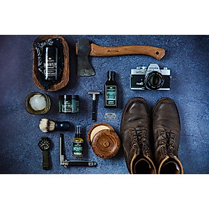 MNSC Vanilla Bourbon Mustache Wax - Medium Hold Balm - All-Natural Beeswax and Plant-Based Oils, Petroleum-Free, Hypoallergenic Ingredients, Handmade in USA