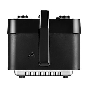 Kalorik 2-in-1 Air Fryer and Deep Fryer, Black