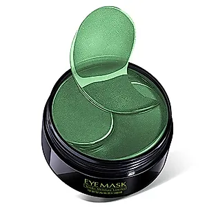 SANITRO Collagen Eye Gel Pads, Green Tea Under Eye Patches, Firming Eye Mask, 30 Pairs Collagen Eye for Eye Moisturizing, Dark Circles, Wrinkles, Fine Lines, Under Eye Bags