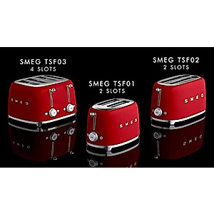 Smeg 50s Retro Line White 2-Slice Toaster