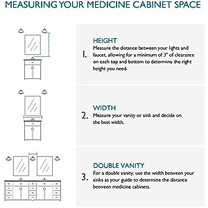 Jacuzzi PD50000 PD50000 48" Mirrored Medicine Cabinet with Adjustable Shelving
