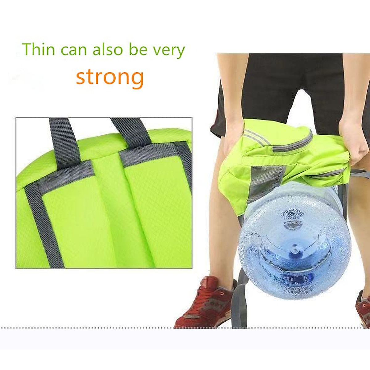 Geboldil Men's and women's lightweight foldable hiking travel backpack, waterproof camping backpack