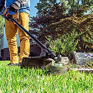 LawnMaster NPTGSP2617A No-Pull Gas Grass Trimmer with Electric Start 26cc 2 Cycle 17-Inch