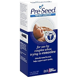 Pre-Seed Fertility Lubricant, For Use by Couples Trying to Conceive