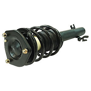 TRQ Front Strut & Coil Spring Assembly Set Driver & Passenger Sides Compatible with 07-13 Mini Cooper