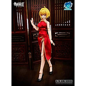 Eastern Model ATK Girl 1/12 Scale Four Symbols Series Clothes Cheongsam Set for Mecha Girl Model Figures