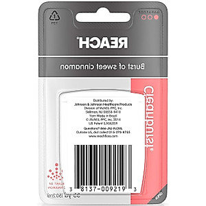 REACH Cleanburst Waxed Floss Cinnamon 55 Yards (Pack of 3)