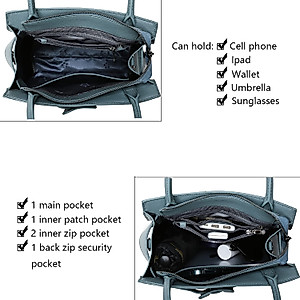 JESSWOKO Luxury Blue Leather Crossbody Bags Crocodile Texture Shoulder Purse Unique Buckle Designer Handbags Love Gifts for Her Trendy Satchel Bag for Women